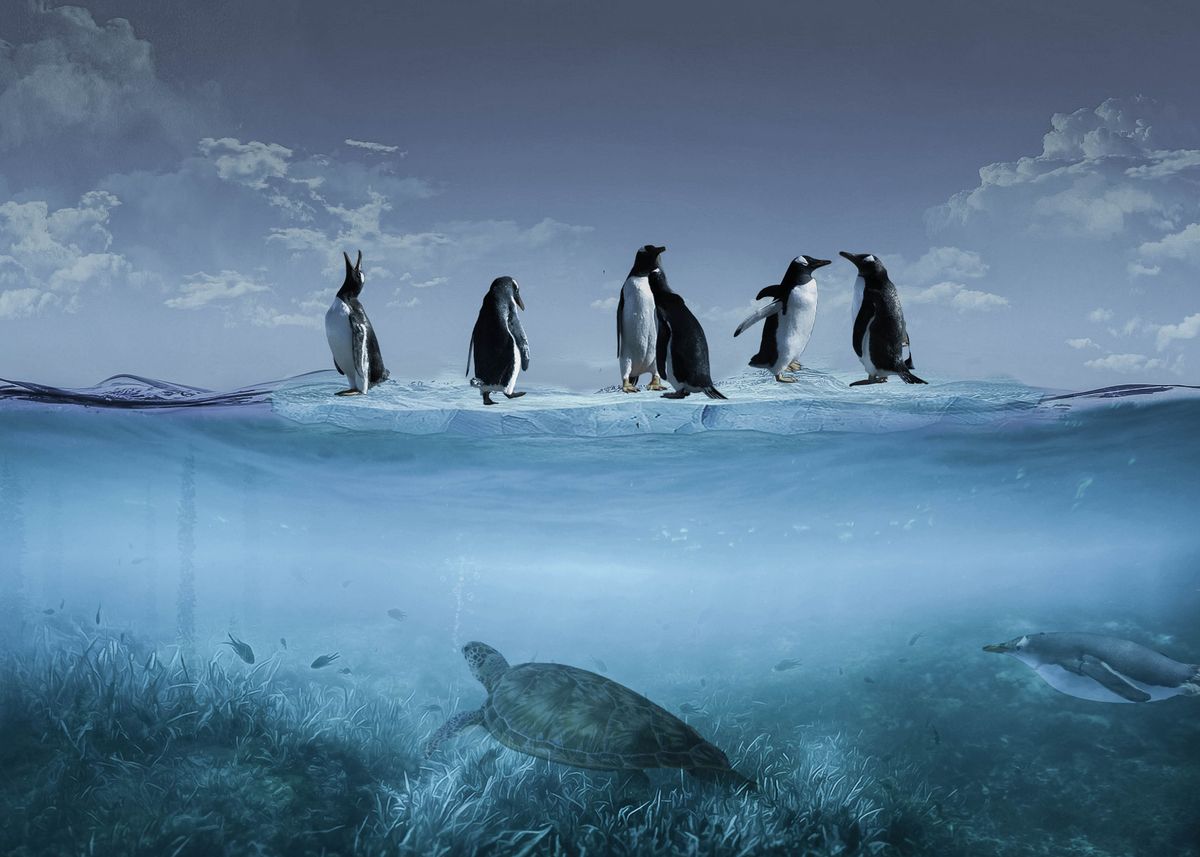 'Fantasy Magical Animals' Poster, picture, metal print, paint by ...