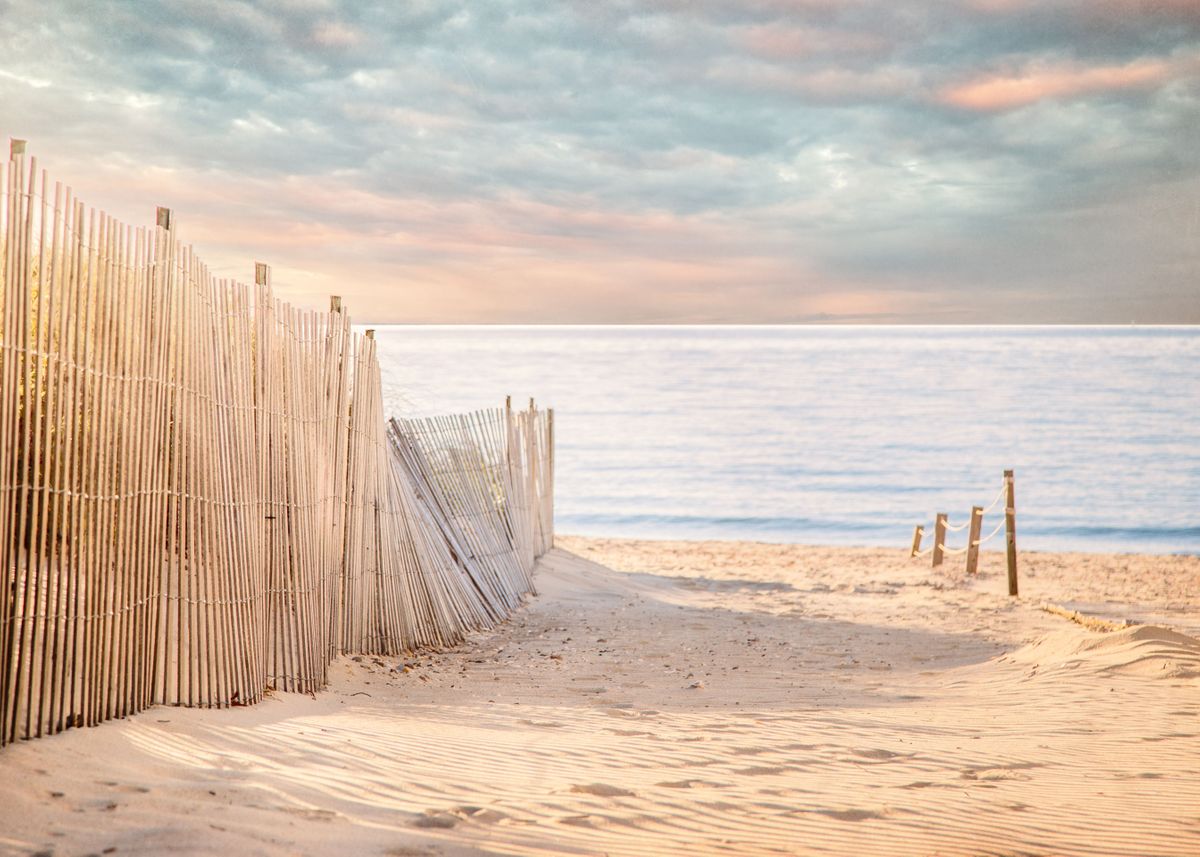 'Soft Cape Cod Seascape ' Poster, picture, metal print, paint by Brooke ...