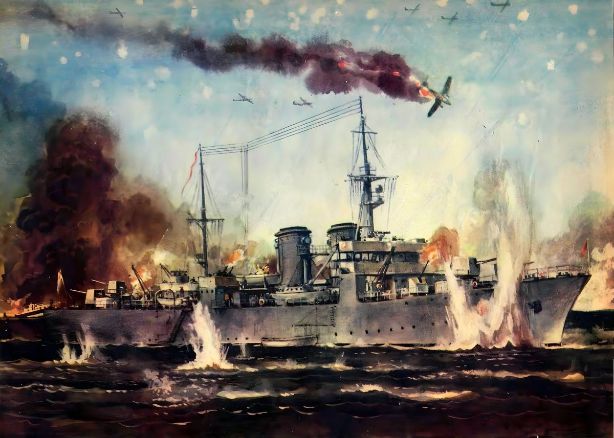 'Warship Navy Seal' Poster, picture, metal print, paint by Maverick Top ...