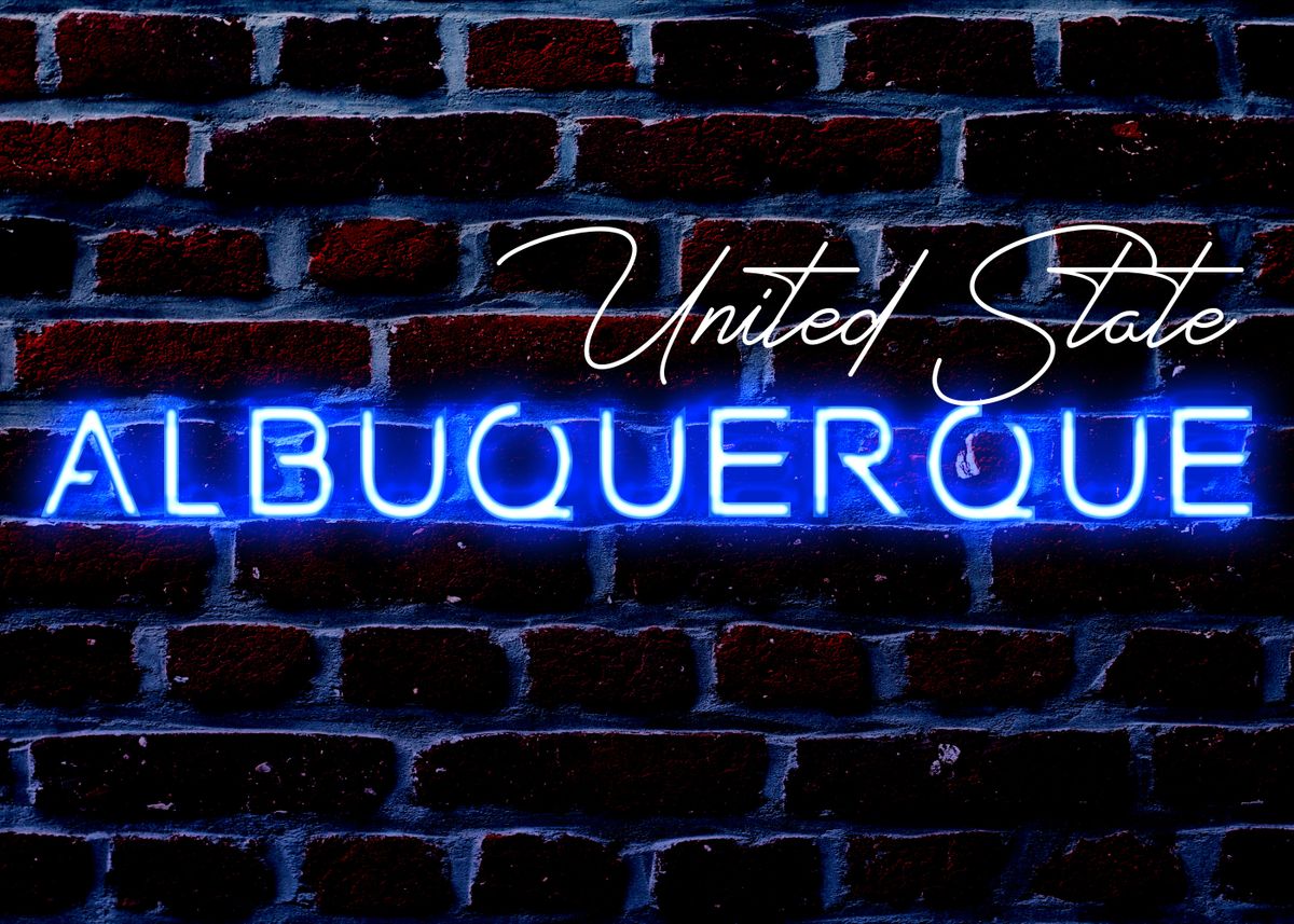 'Albuquerque' Poster by Wasi Blond | Displate