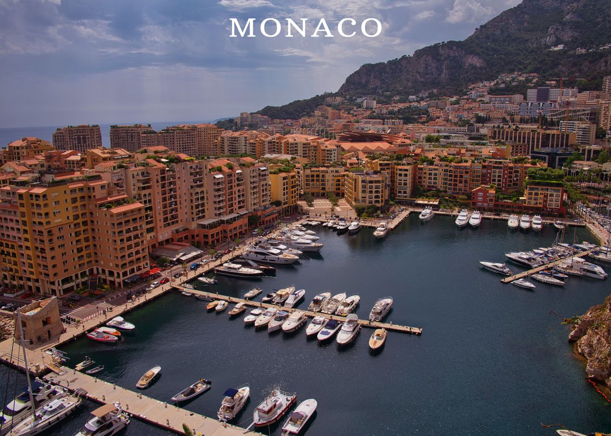'Monaco ' Poster, picture, metal print, paint by Big City | Displate