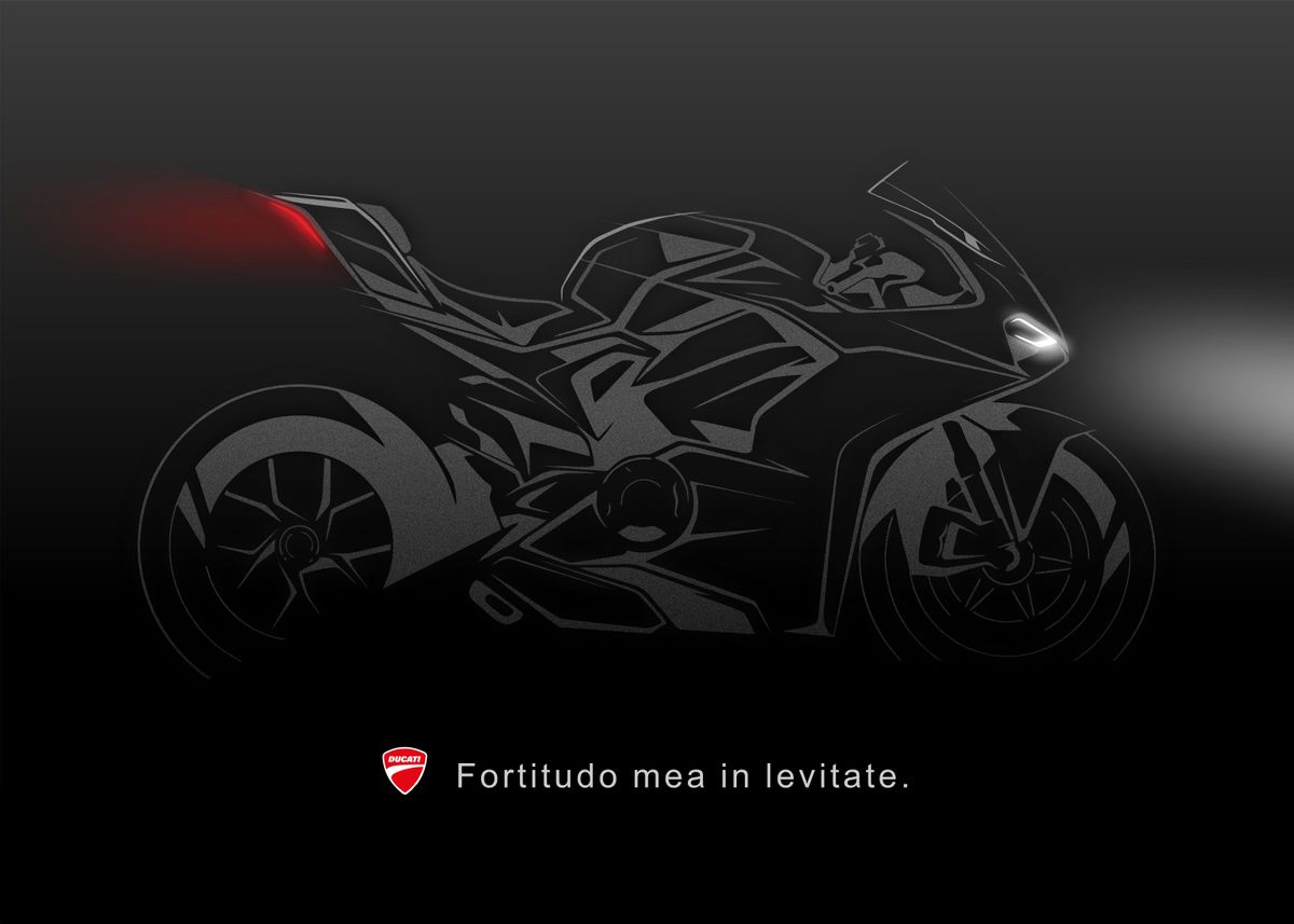'DUCATI PANIGALE V4' Poster, picture, metal print, paint by Flux Lab ...