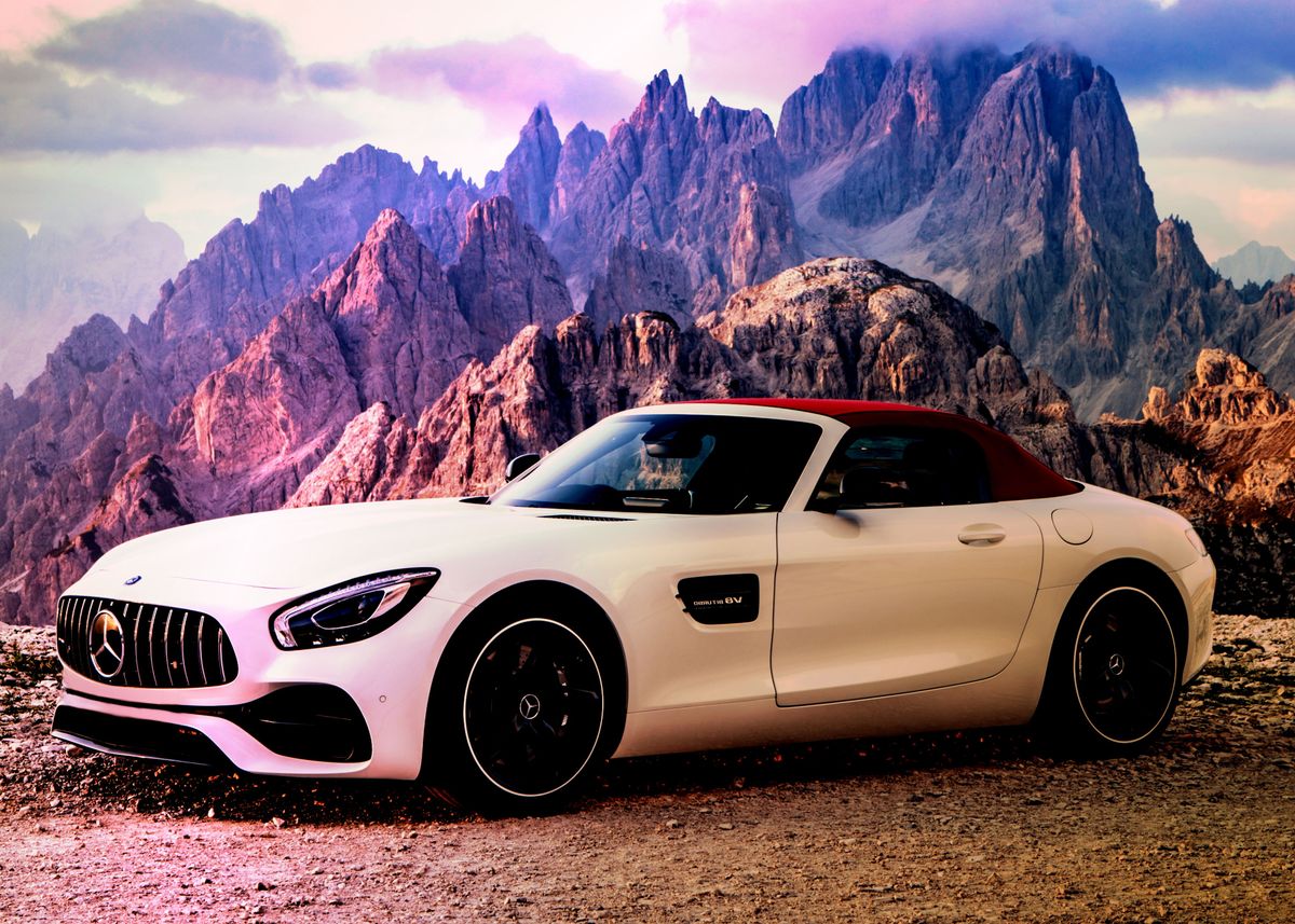 'mercedes ' Poster by Recca | Displate