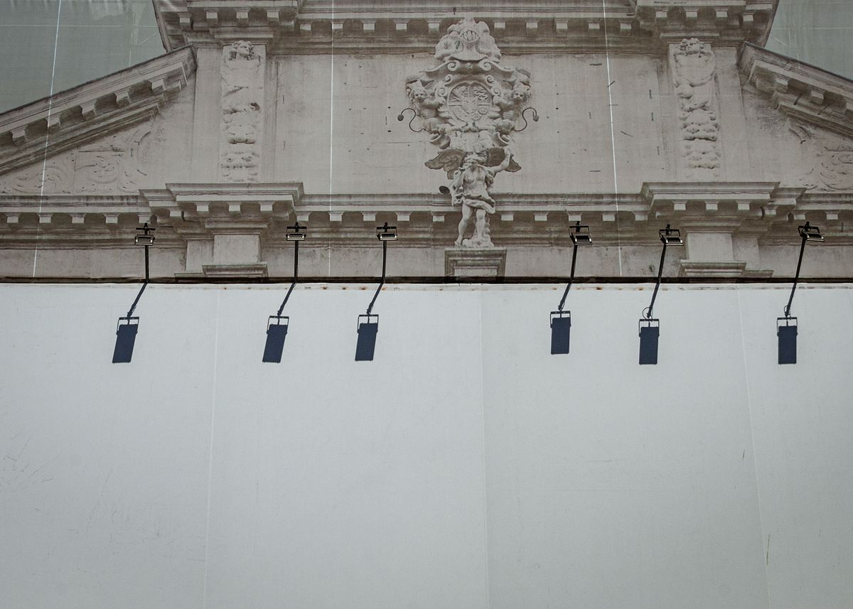 'False Facade III' Poster by Marco Moroni | Displate