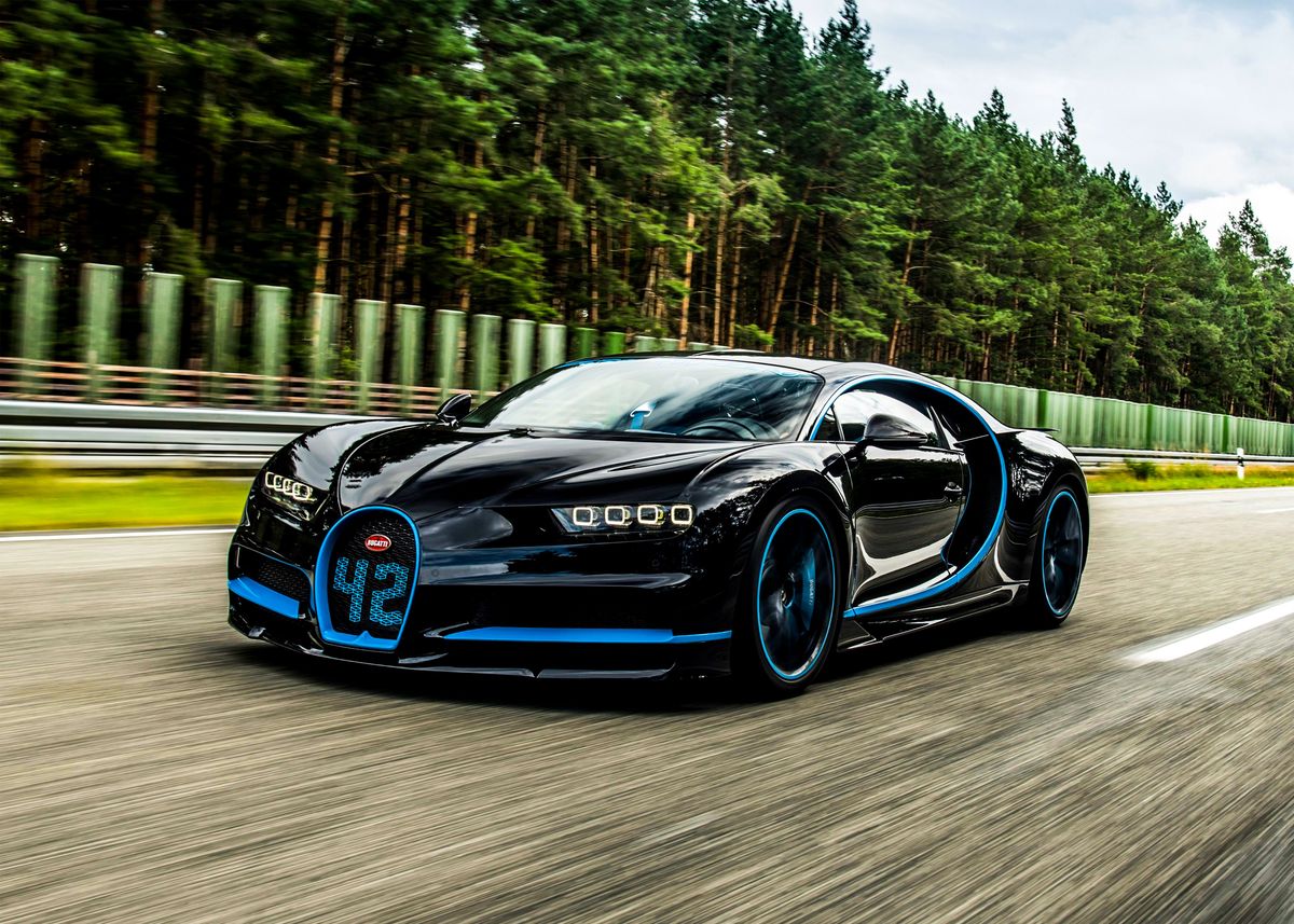 'Bugatti Chiron' Poster by Supri GTR | Displate