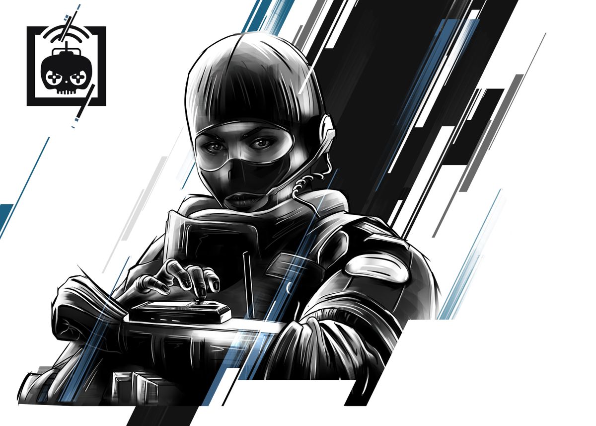 'Twitch' Poster, picture, metal print, paint by Rainbow Six Siege ...