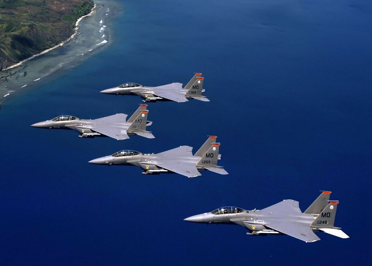 'F15 Eagle' Poster, picture, metal print, paint by Maverick Top Gun ...