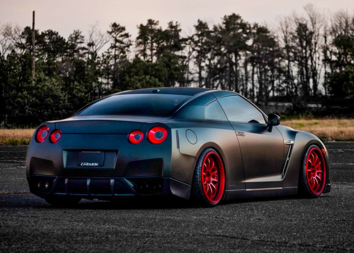 'Nissan R35' Poster, picture, metal print, paint by Supri GTR | Displate