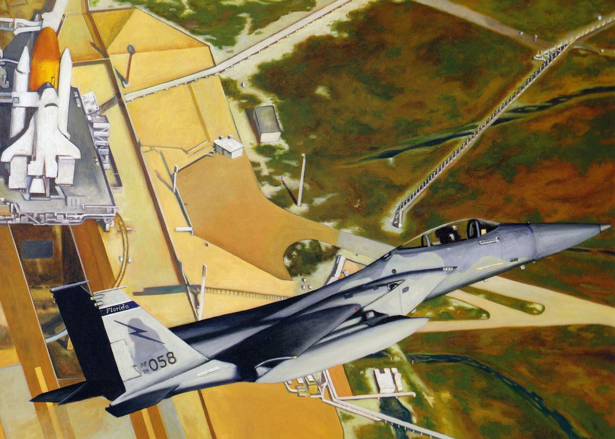 'F15 Eagle' Poster, picture, metal print, paint by Maverick Top Gun ...