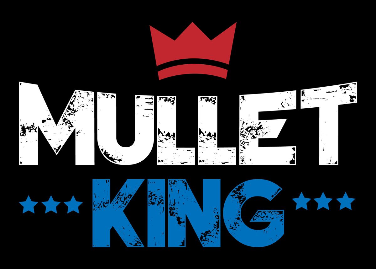 'Mullet' Poster, picture, metal print, paint by CrazySquirrel | Displate