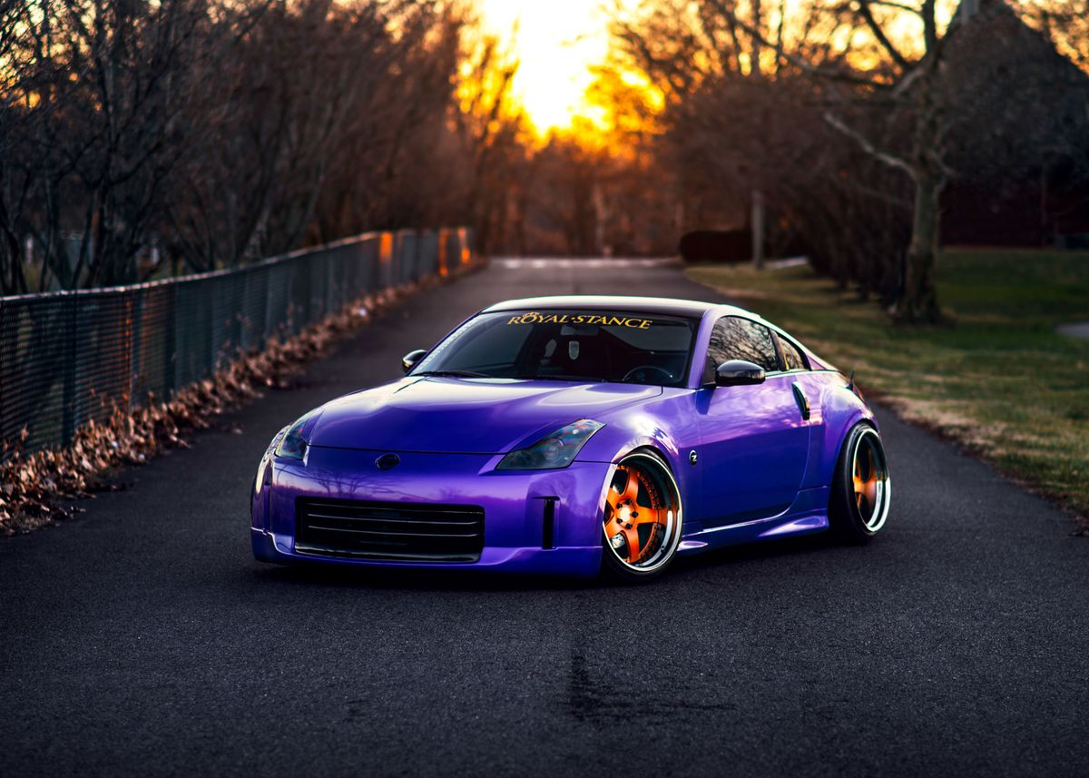 'Nissan 350Z' Poster, picture, metal print, paint by Monster Car | Displate