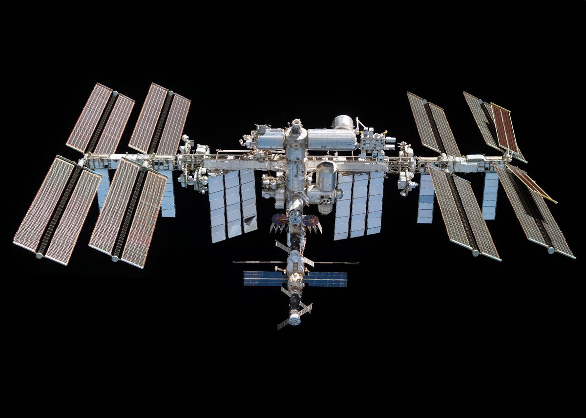 'ISS' Poster, picture, metal print, paint by Galaxy Images | Displate