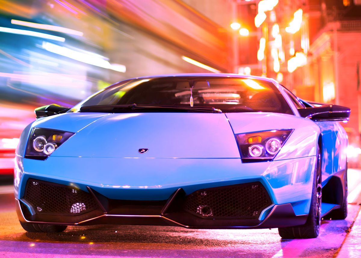 'lamborghini murcielago' Poster, picture, metal print, paint by Recca ...