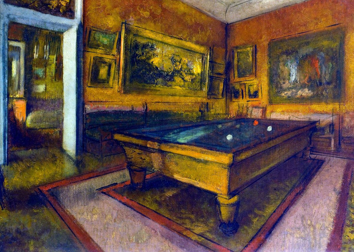 'Billiard Room' Poster, picture, metal print, paint by ViktorDesigns ...