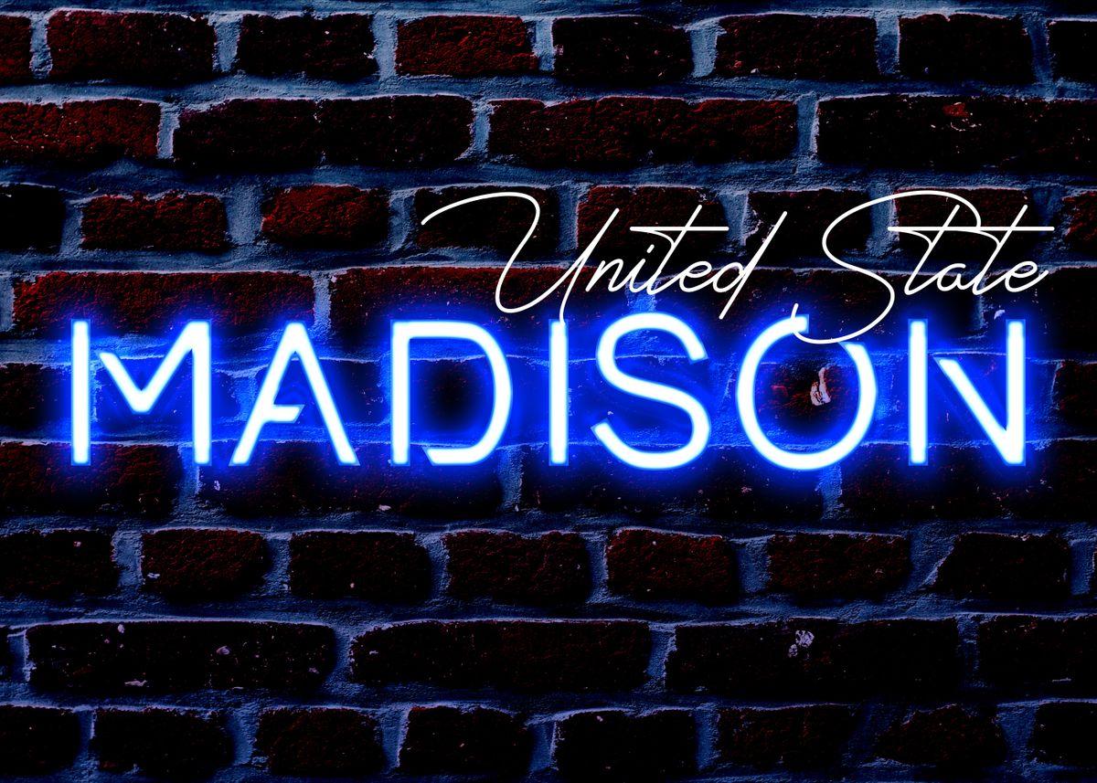 'Madison' Poster, picture, metal print, paint by Wasi Blond | Displate