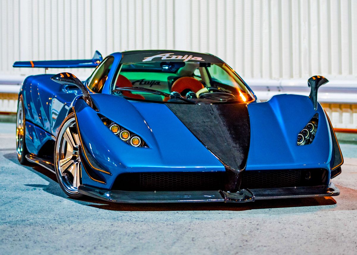 'Pagani' Poster, picture, metal print, paint by Supri GTR | Displate