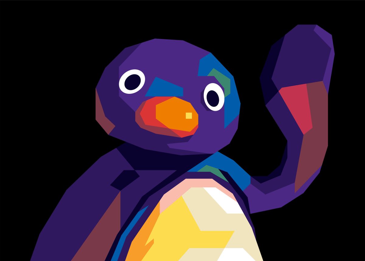 'noot noot meme' Poster, picture, metal print, paint by New Trending ...