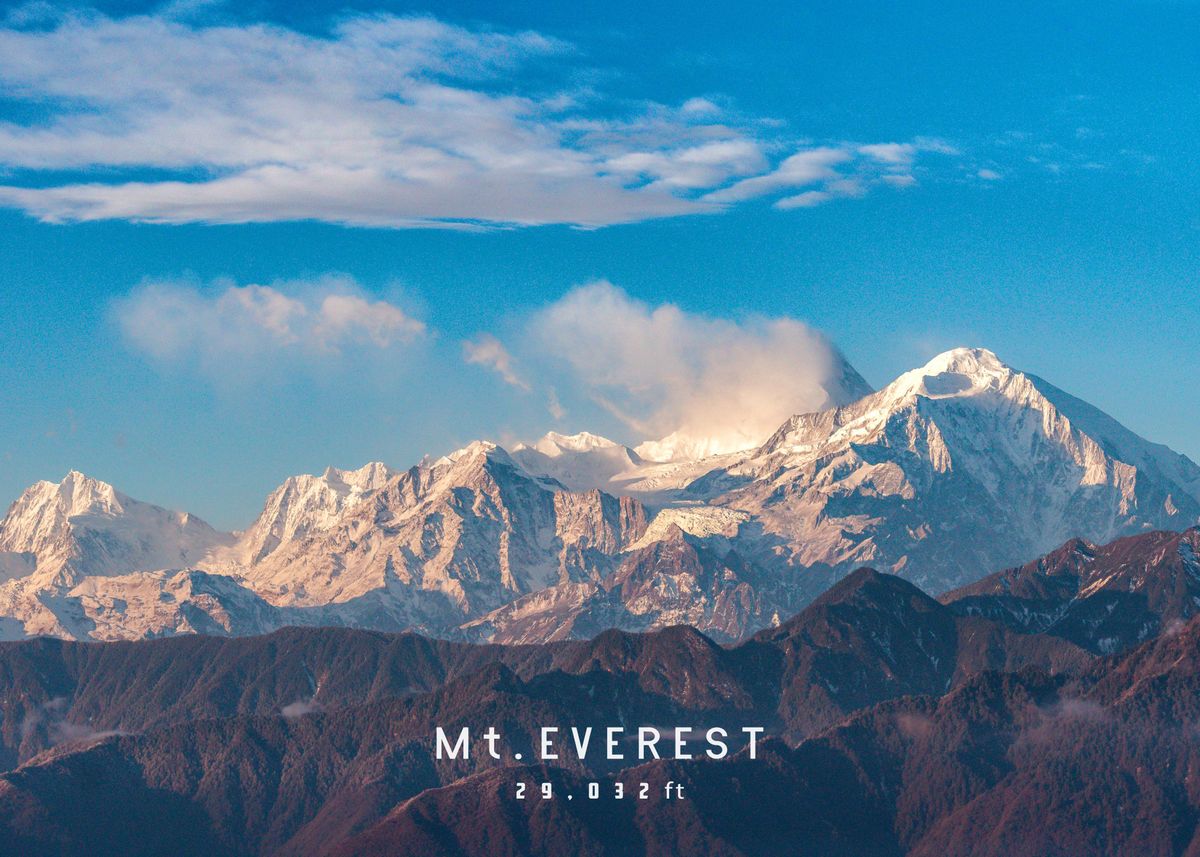 'Mount Everest ' Poster, picture, metal print, paint by Explore ...