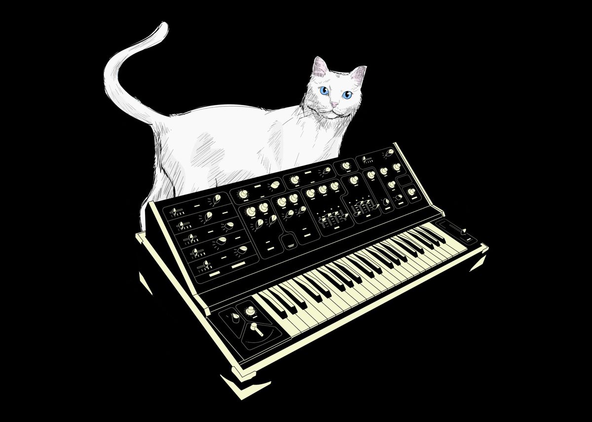 'Modular Synthesizer' Poster, picture, metal print, paint by ...