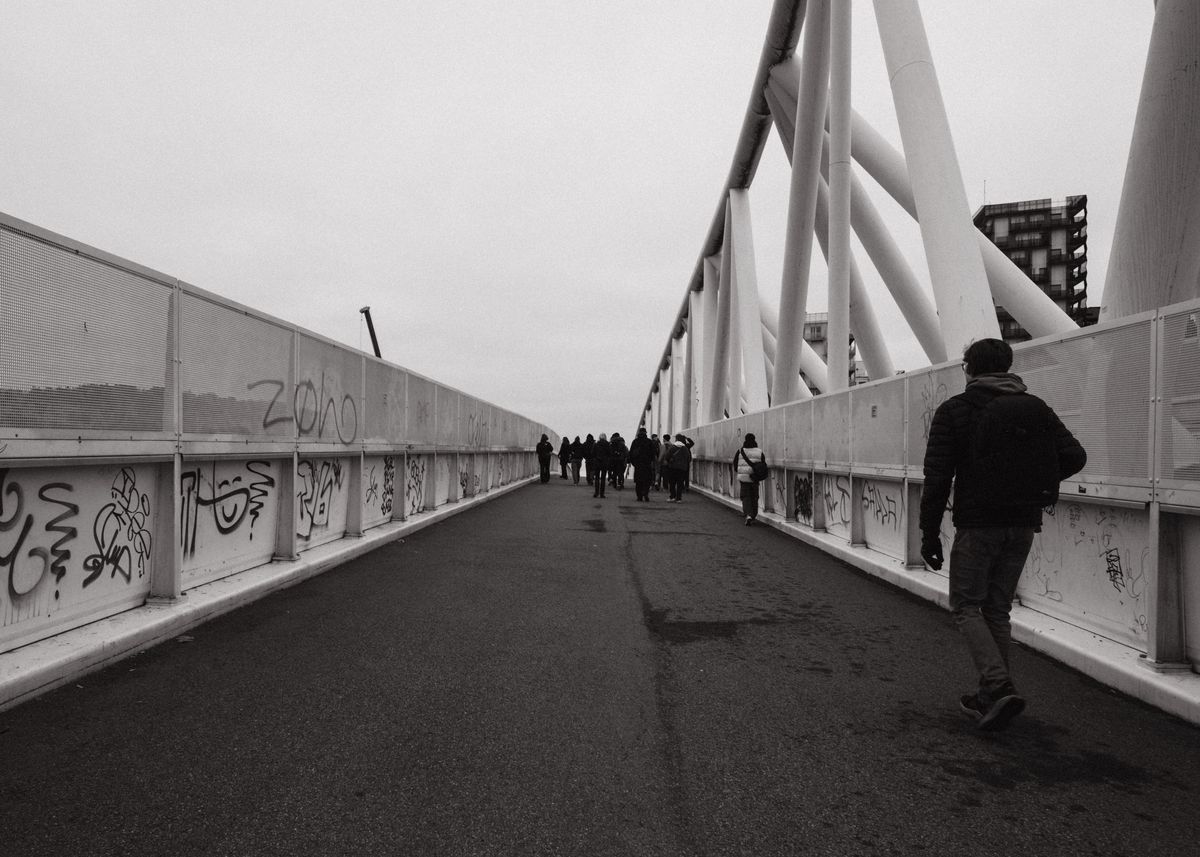 'Oslo bridge 2' Poster, picture, metal print, paint by Gard Bekk ...