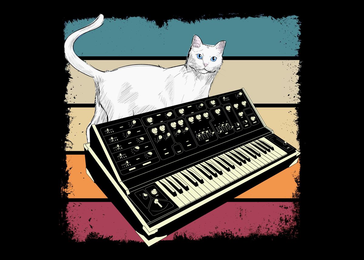 'Modular Synthesizer' Poster, picture, metal print, paint by ...