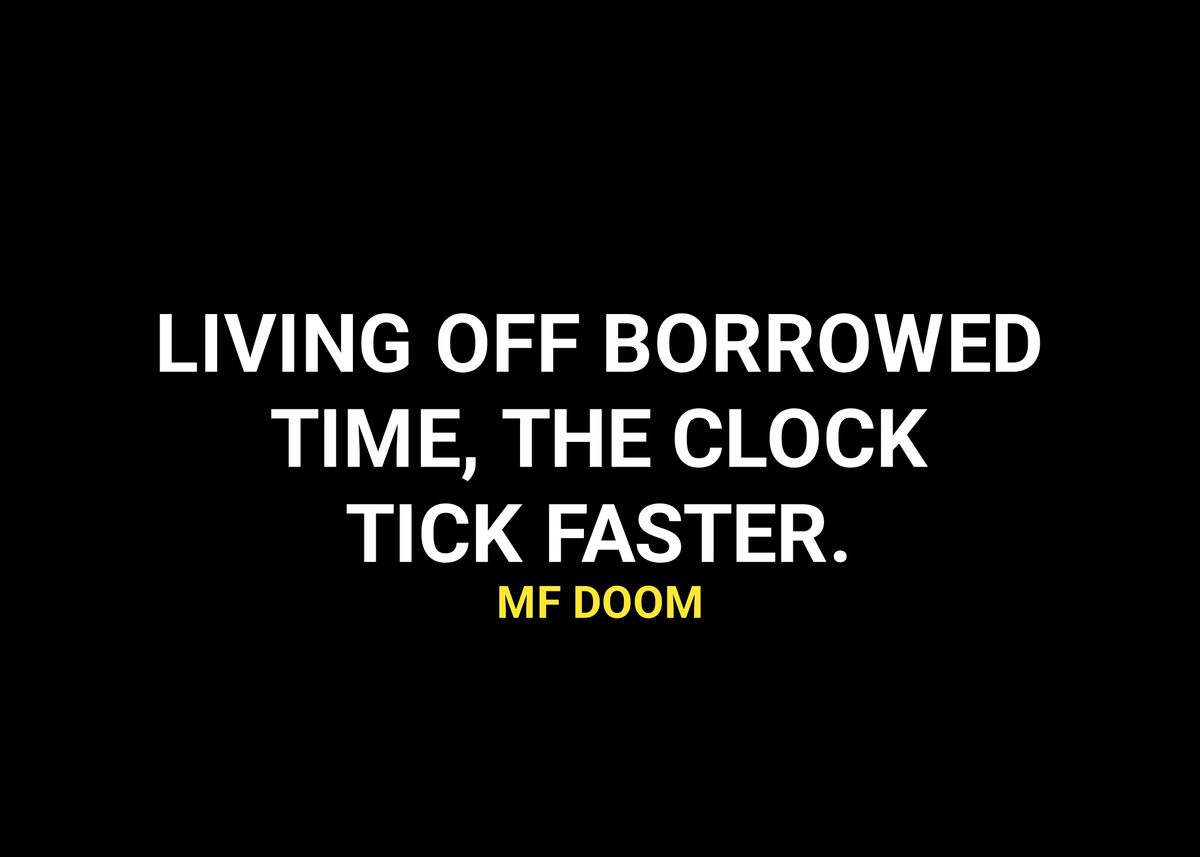 'Mf Doom quotes ' Poster, picture, metal print, paint by Quotes Only ...