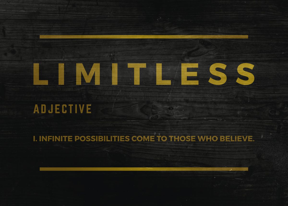 'Limitless' Poster, picture, metal print, paint by paijo ambon | Displate