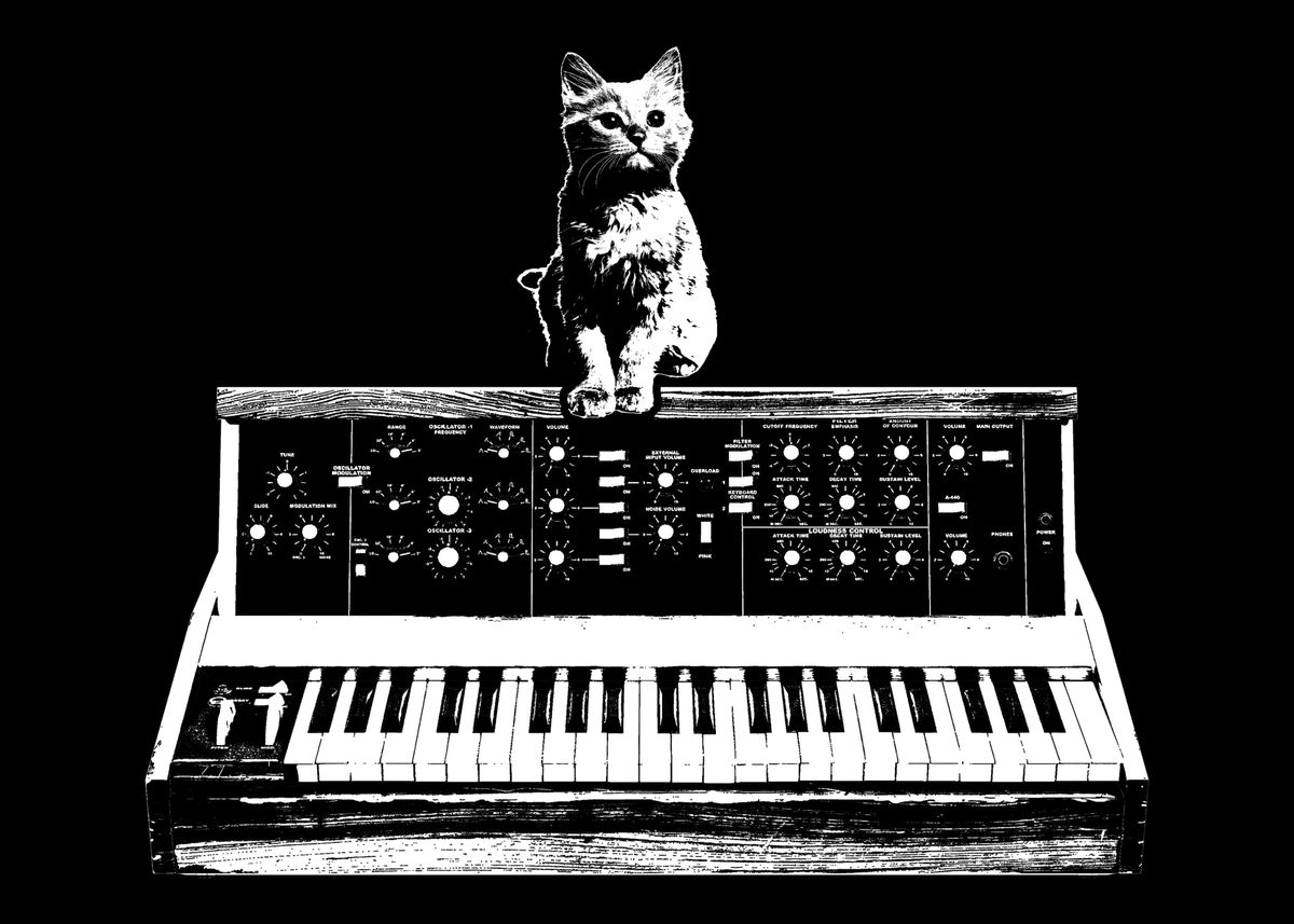 'Modular Synthesizer' Poster, picture, metal print, paint by ...