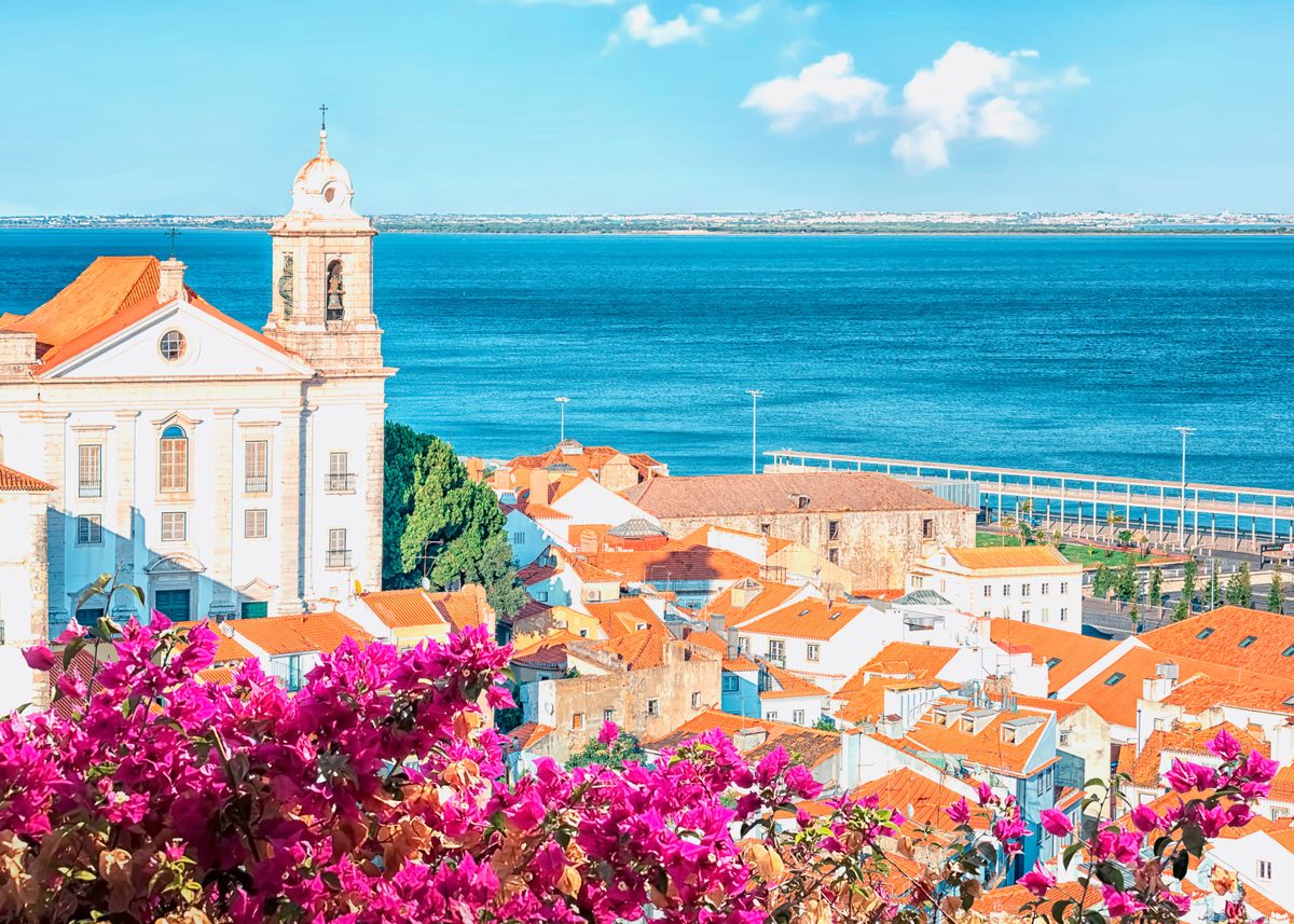 'Sea View ' Poster, picture, metal print, paint by Mango Art | Displate