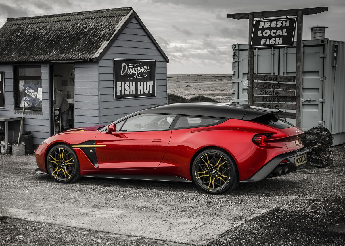 'Aston Martin Vanquish' Poster, picture, metal print, paint by Monster ...