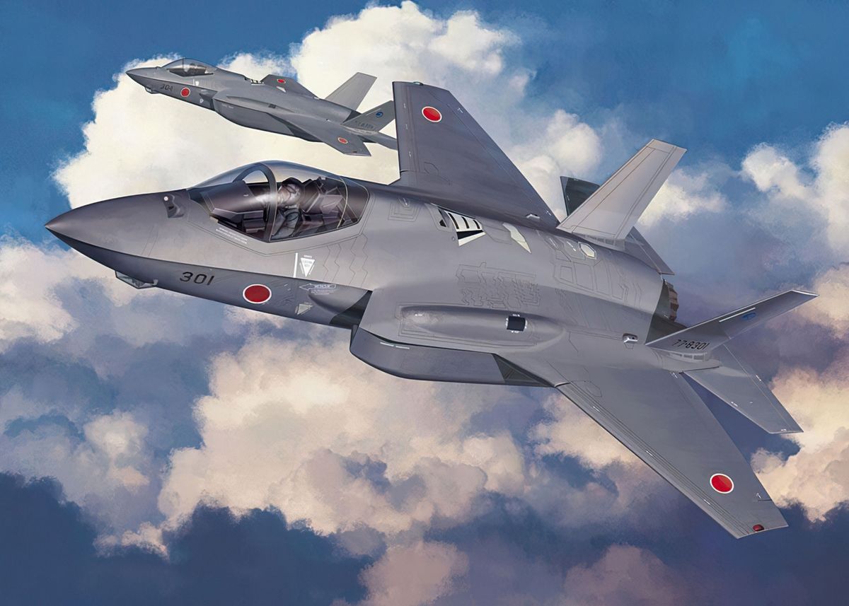 'F35 Lightning II' Poster, picture, metal print, paint by Maverick Top ...