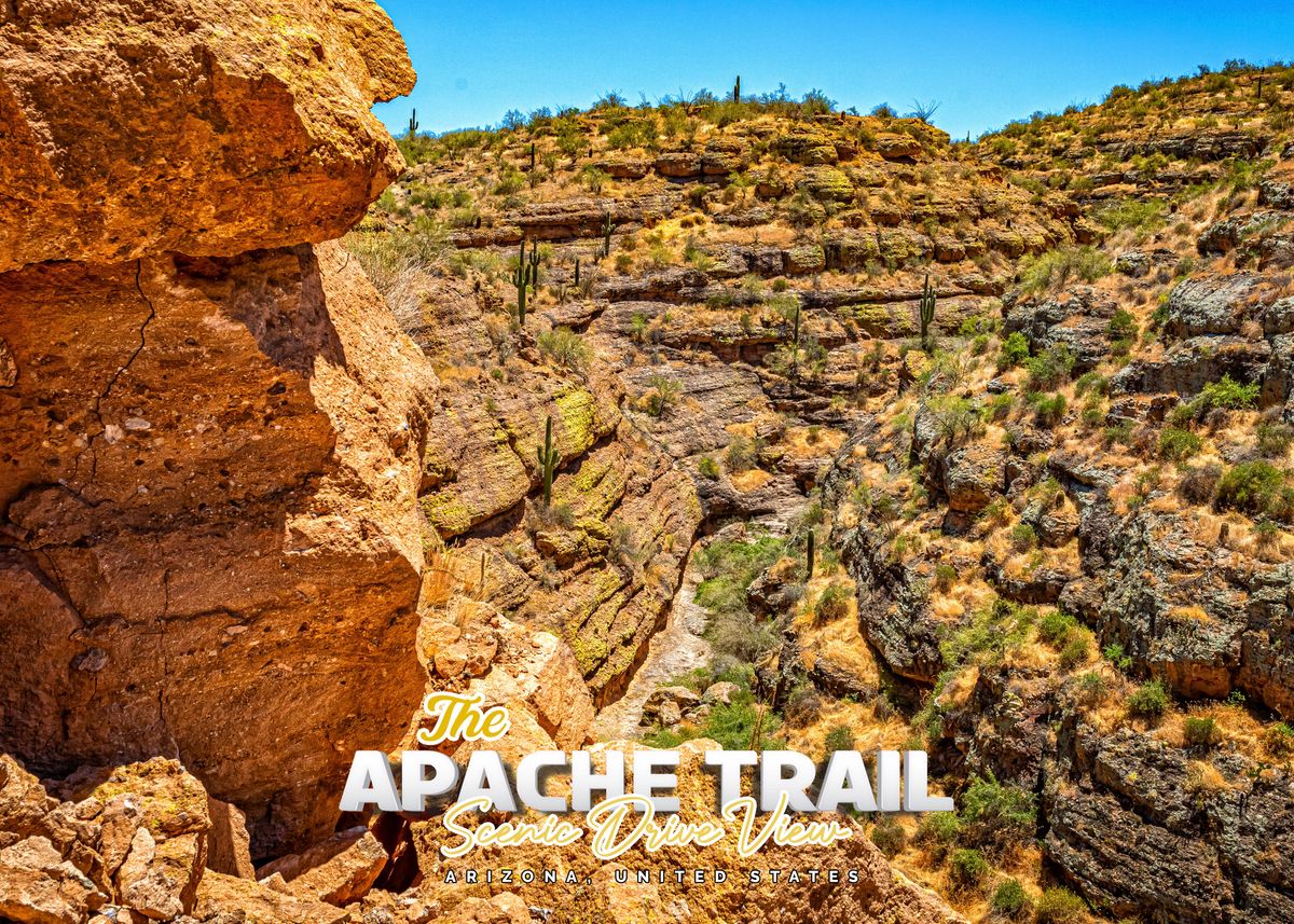 'The Apache Trail' Poster, picture, metal print, paint by Gestalt ...