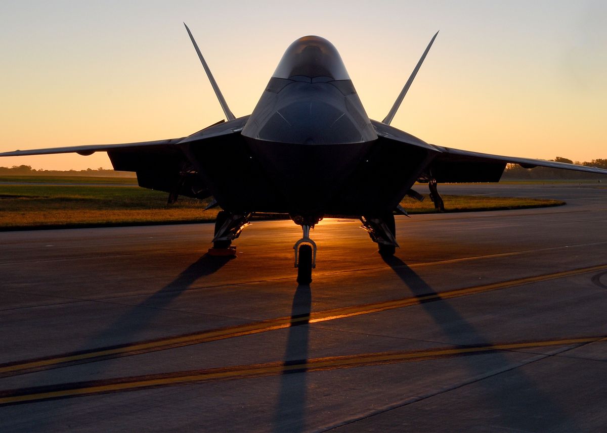 'F22 closeup' Poster, picture, metal print, paint by Galaxy Images ...