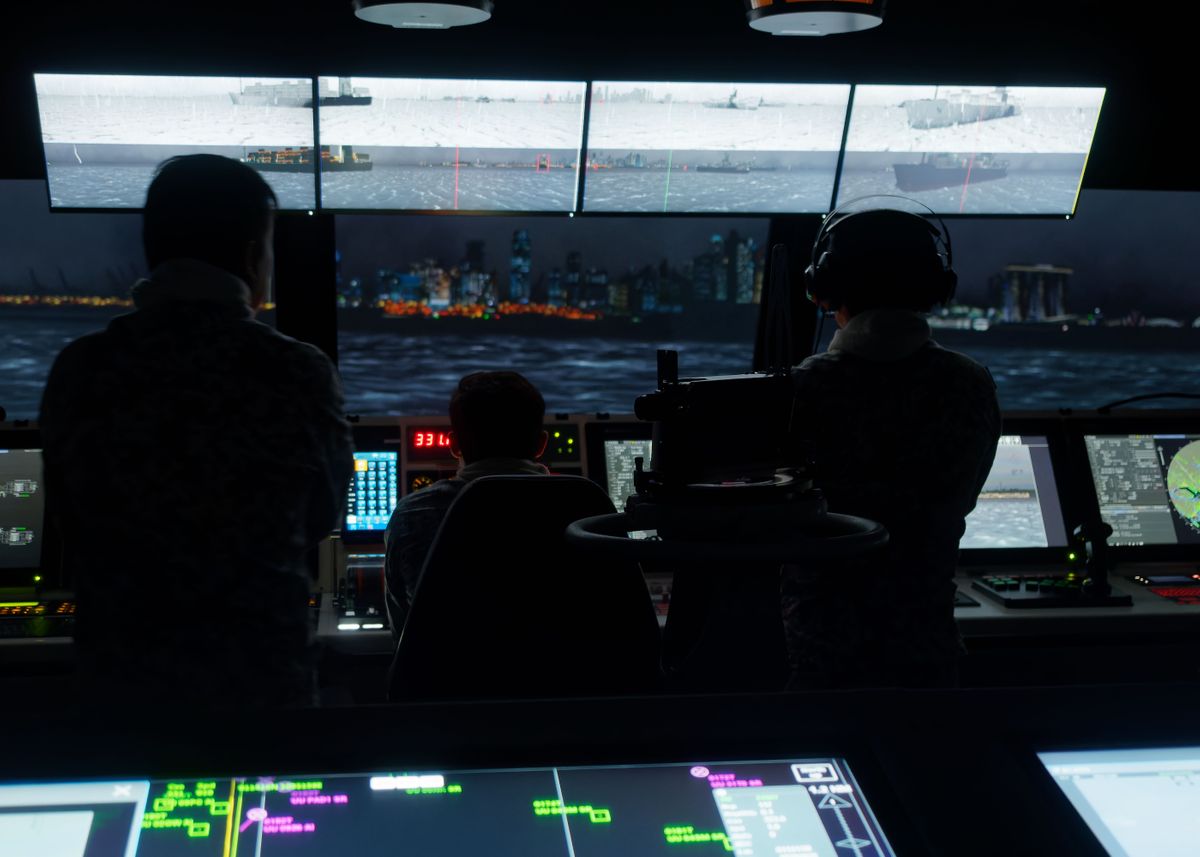 'LMV Sim Centre 1' Poster by PENxSWORD Productions | Displate