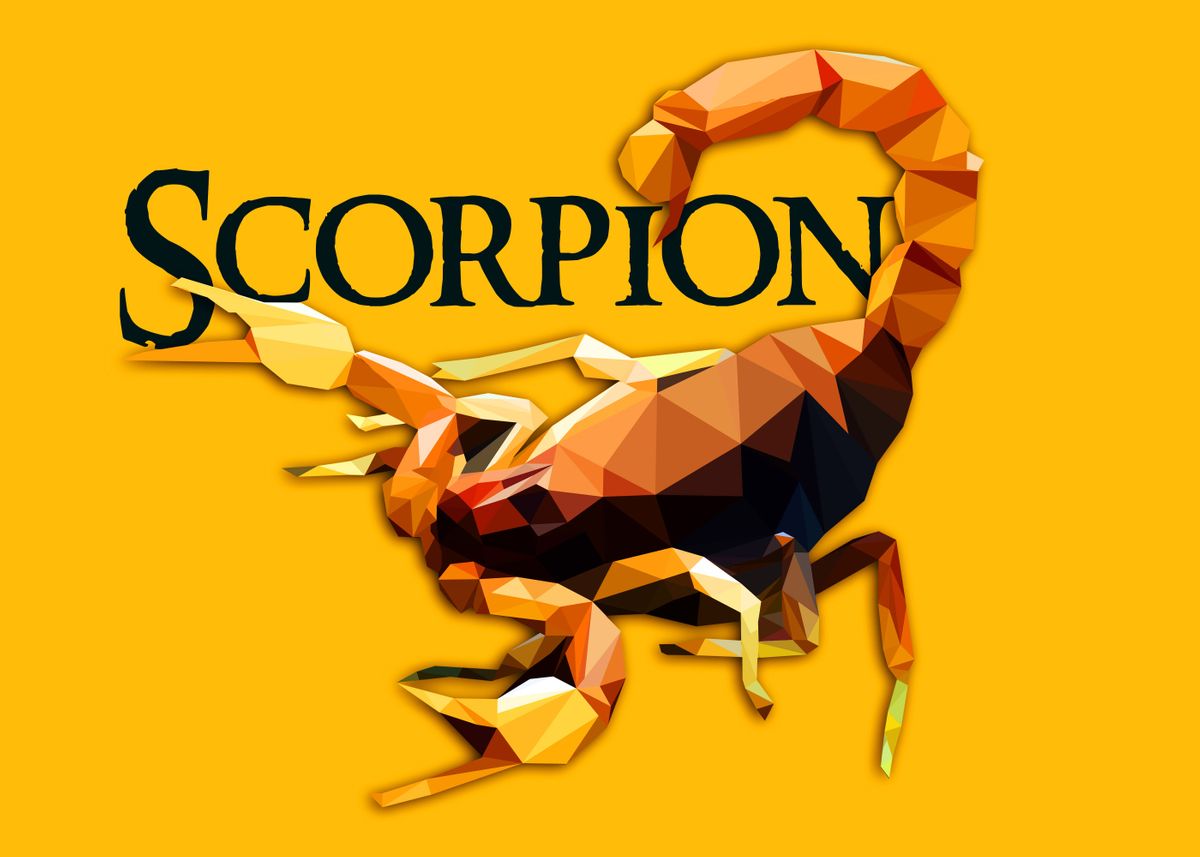 'Scorpion' Poster, picture, metal print, paint by Dare Neil | Displate