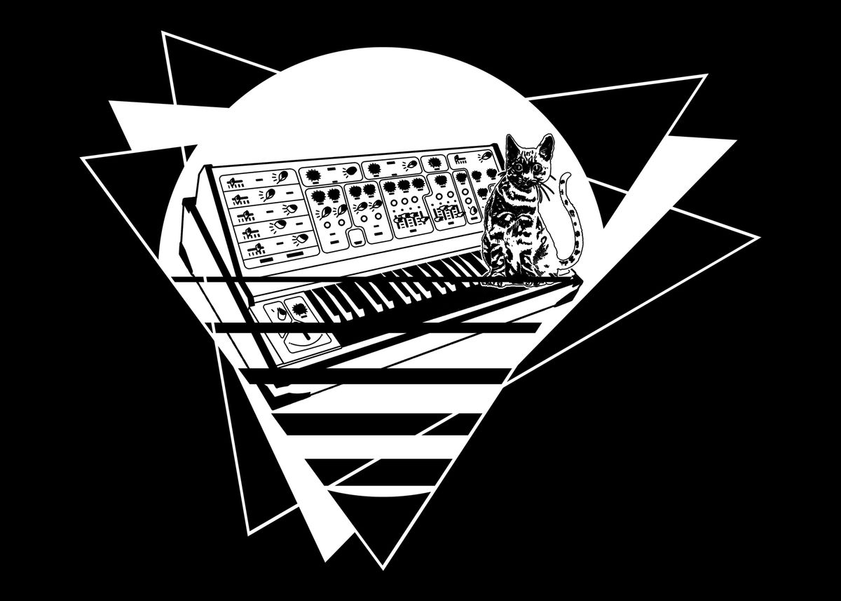 'Modular Synthesizer' Poster, picture, metal print, paint by ...
