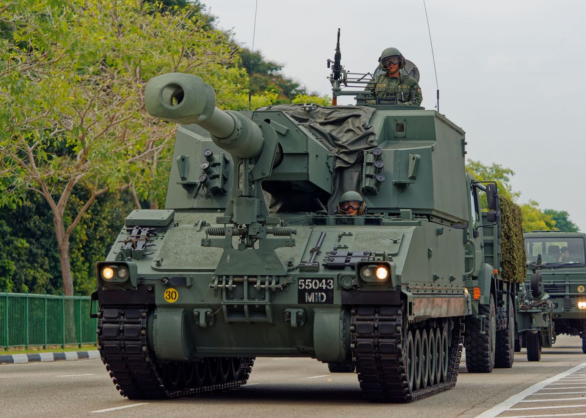 'Primus 155mm SPH' Poster, picture, metal print, paint by PENxSWORD ...