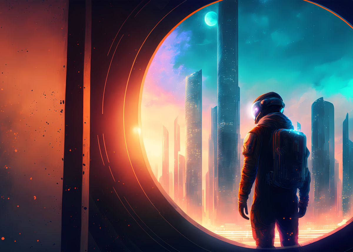 'Space The Final Frontier' Poster, picture, metal print, paint by artH ...