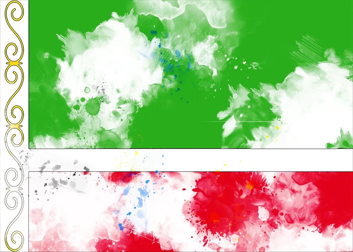 'Chechen Republic' Poster, picture, metal print, paint by Eli Cassin ...