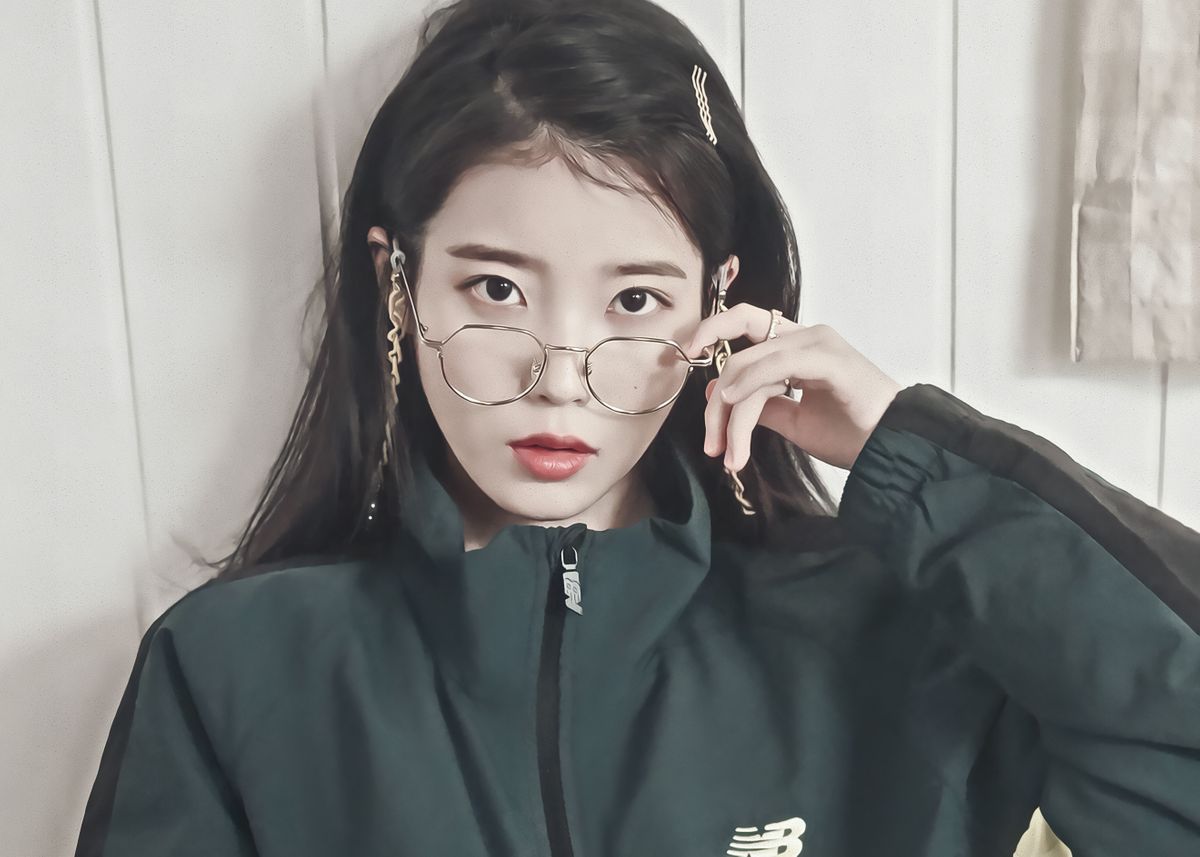 'iu sunglass' Poster, picture, metal print, paint by artofquote | Displate