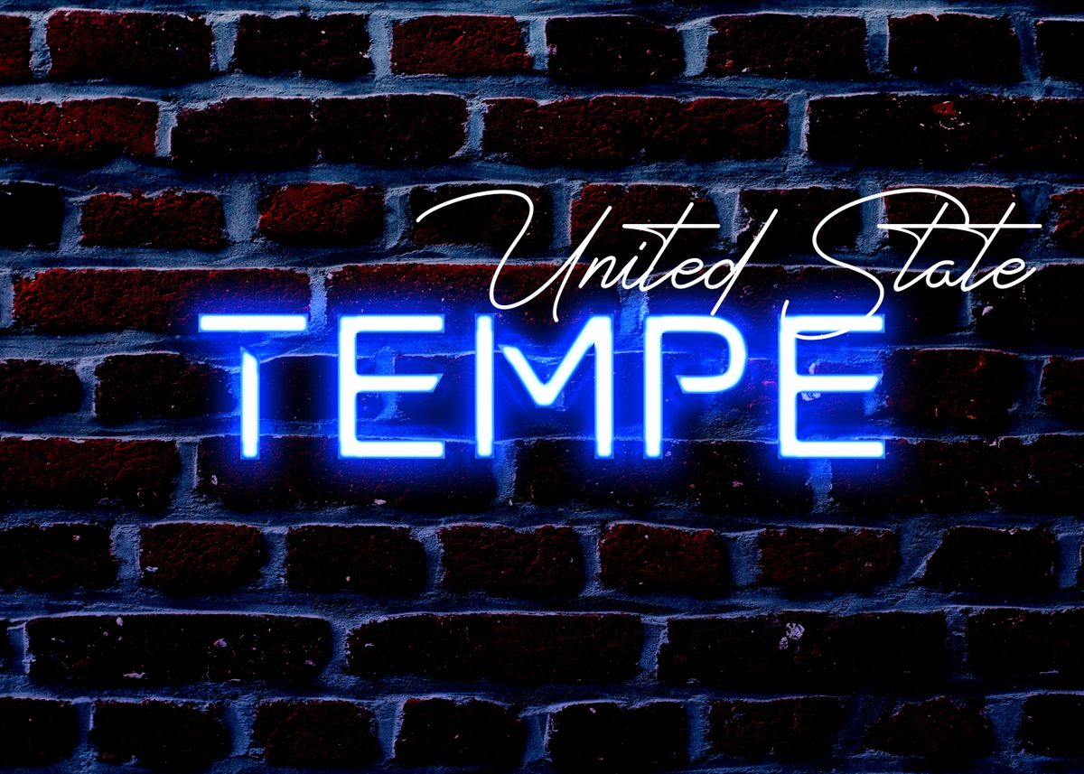 'Tempe' Poster, picture, metal print, paint by Wasi Blond | Displate