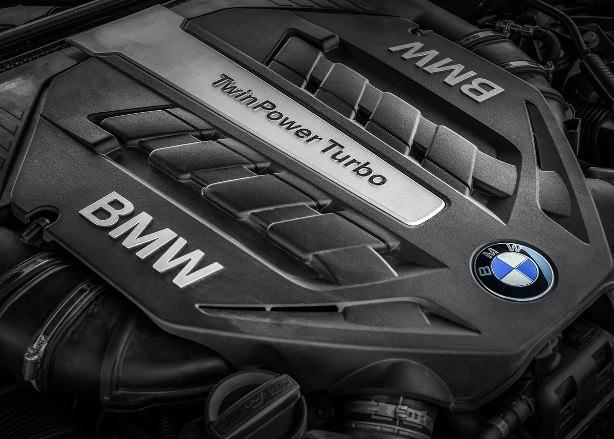 'BMW engine' Poster, picture, metal print, paint by ALPHA Nolan | Displate