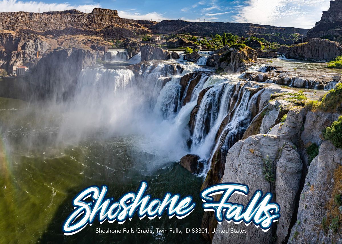 'Shoshone Falls Park Idaho' Poster, picture, metal print, paint by ...