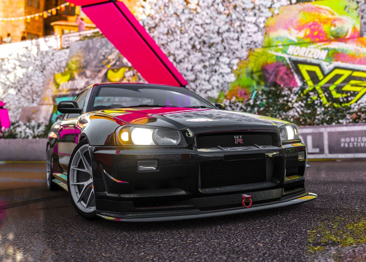 'Nissan Skyline GT R' Poster, picture, metal print, paint by Supri GTR ...