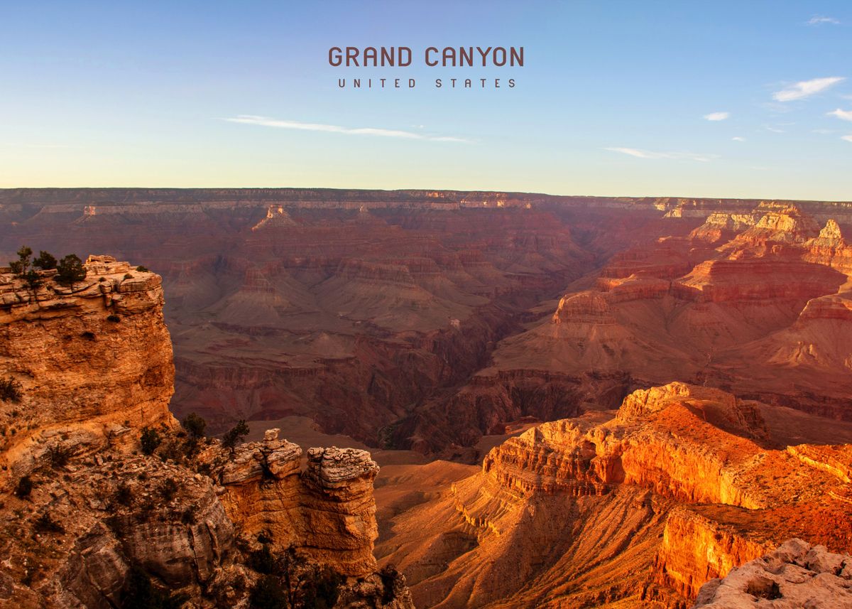 'Grand Canyon ' Poster, picture, metal print, paint by Famous City ...
