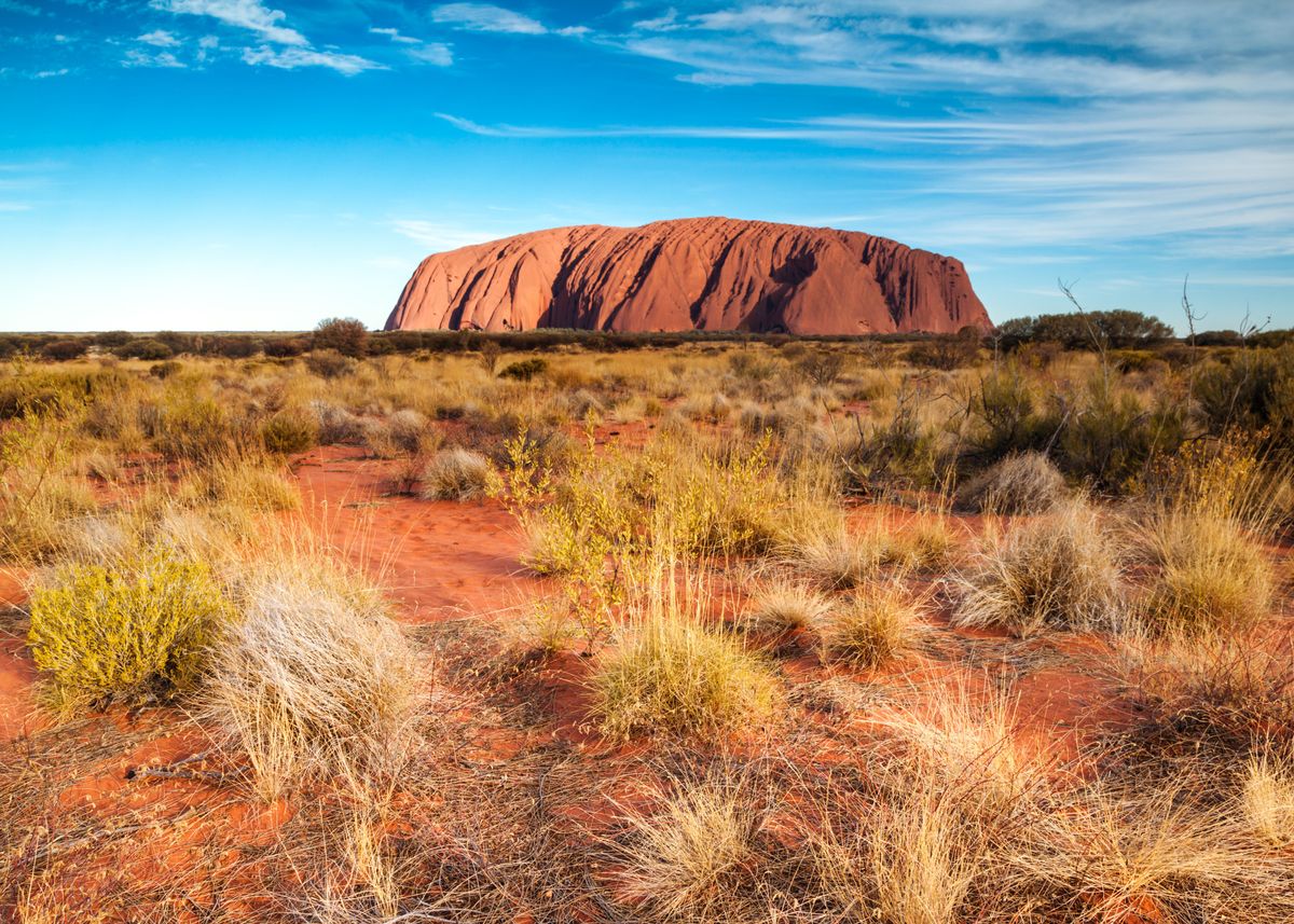 'Uluru at sunset Australia' Poster by Matteo Colombo | Displate