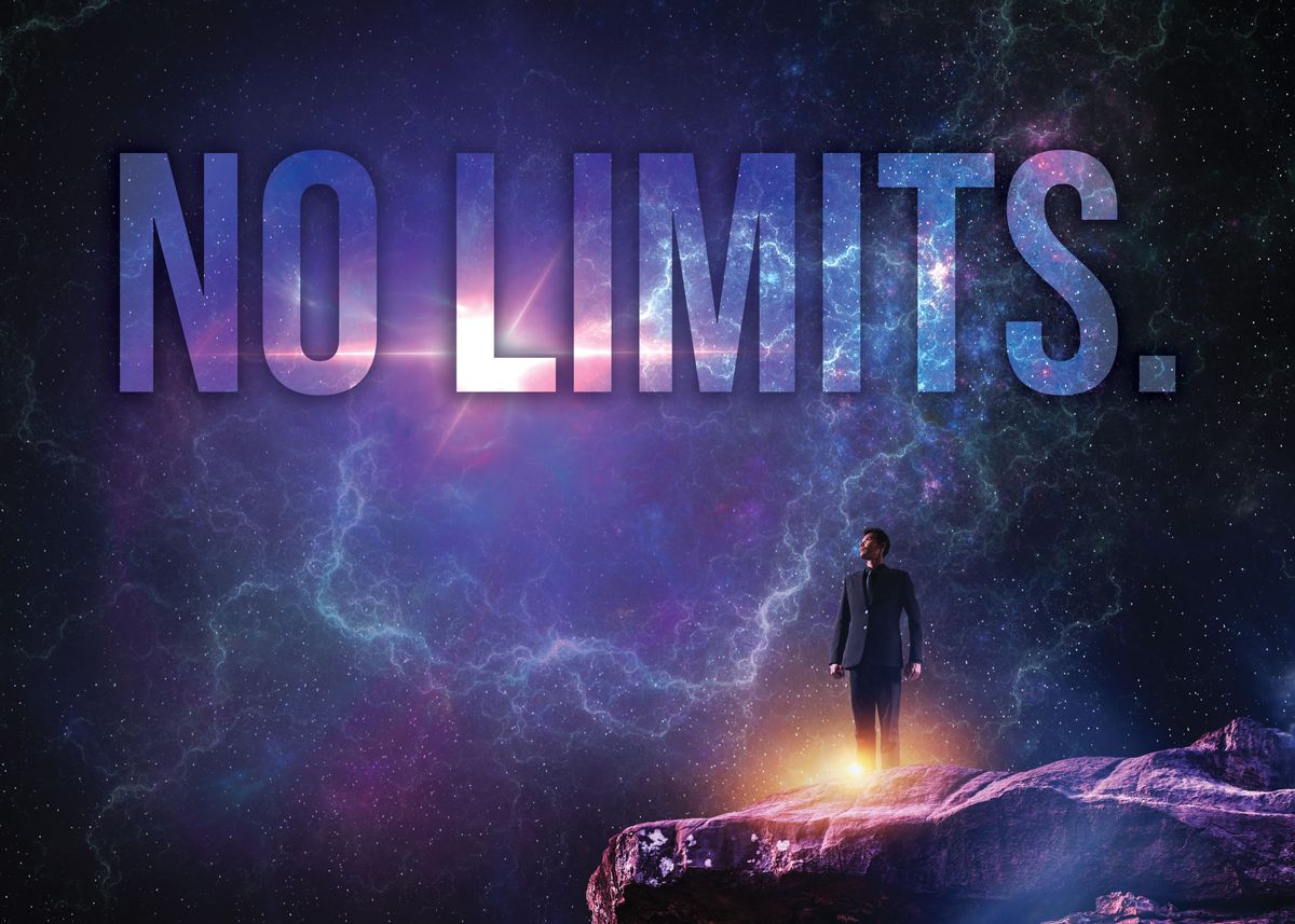 'No Limits Space Universe' Poster, picture, metal print, paint by CHAN | Displate