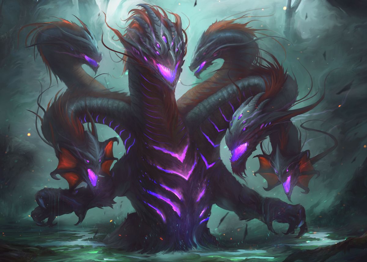 'dragon' Poster, picture, metal print, paint by Dark Phoenix | Displate