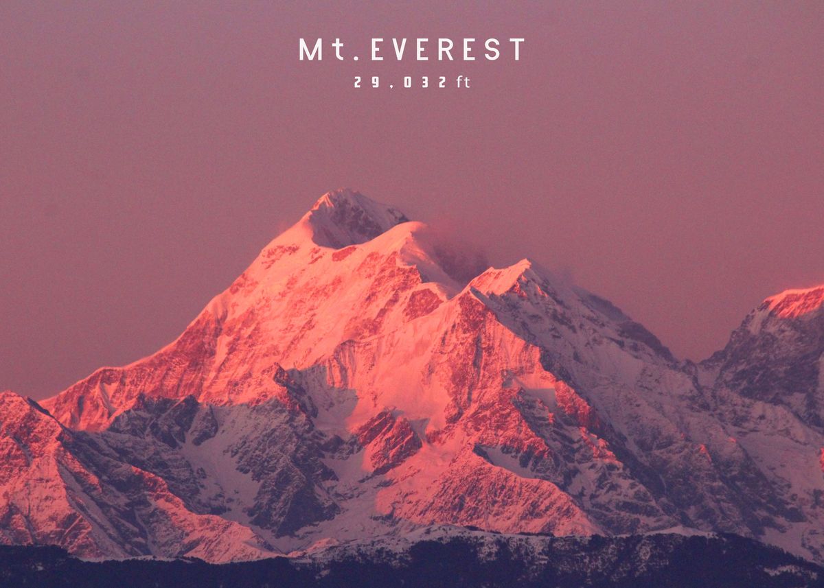 'Mount Everest ' Poster by Explore Universe | Displate