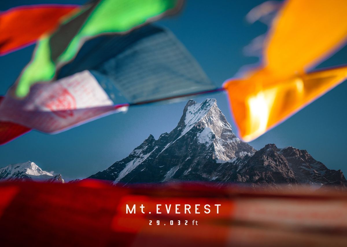'Mount Everest ' Poster, picture, metal print, paint by Explore ...
